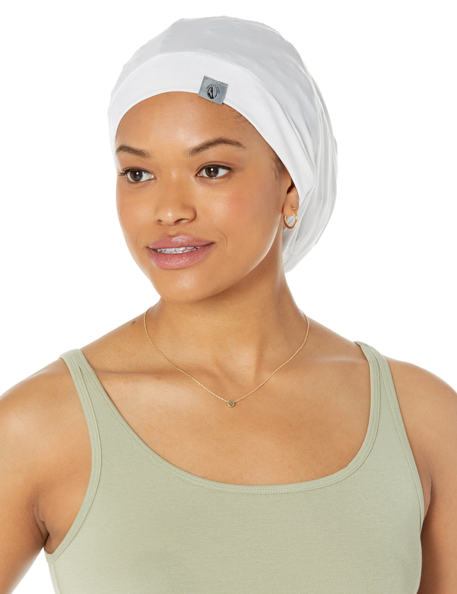 Dreadlocks locs hair cap for men and women- white – Beauty Coliseum